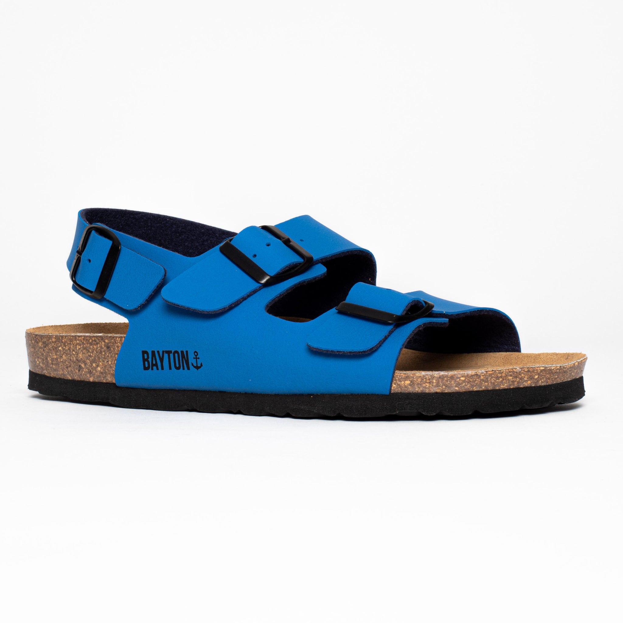 Sandales Achille Bleu Canard Multi-Brides Bayton Homme